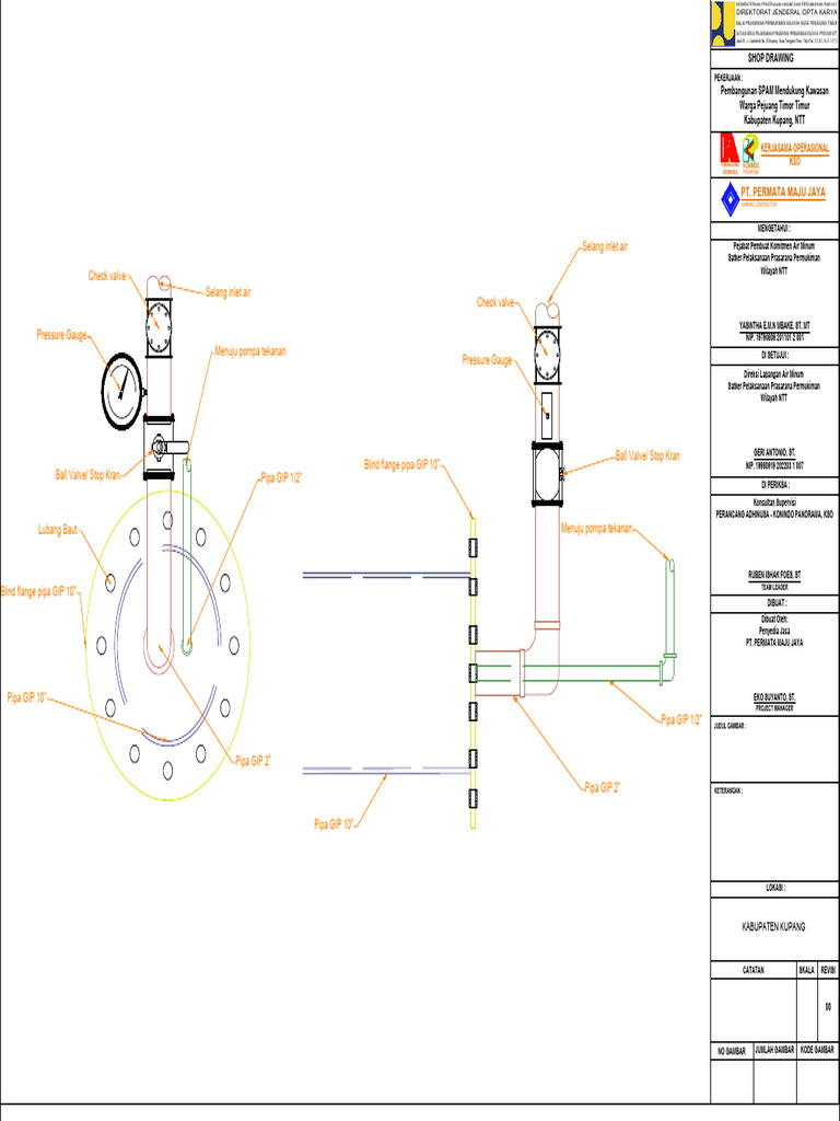 Blind Flange Pipa GIP 10" untuk SPAM | PDF
