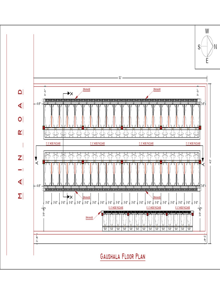 Gaushala Layout Design Plans | PDF