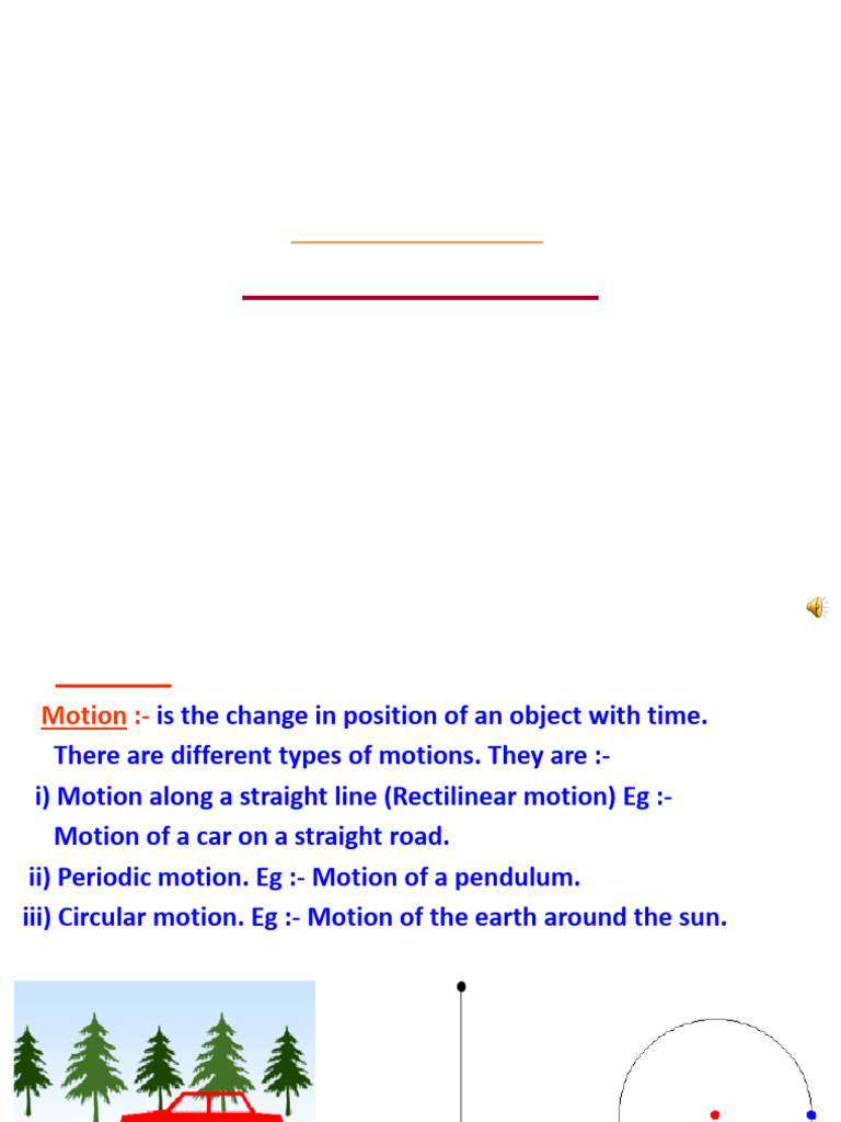 Motion and Time in Grade 7 Science | PDF | Speed | Clock