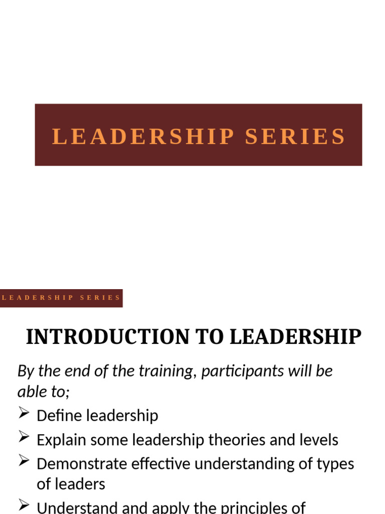 Understanding Leadership Concepts | PDF | Leadership | Theory