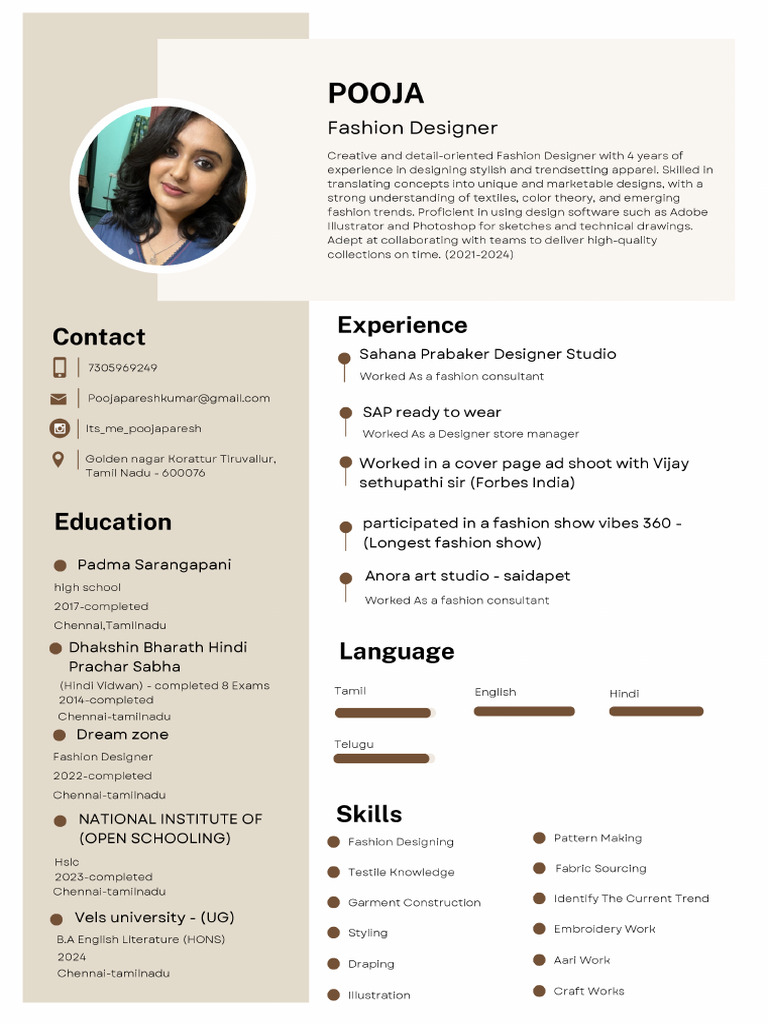 Resume Pooja Paresh | PDF