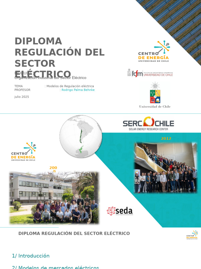 M Dulo 1 Clase 4 Modelos de Regulaci N El Ctrica Rodrigo Palma | PDF ...