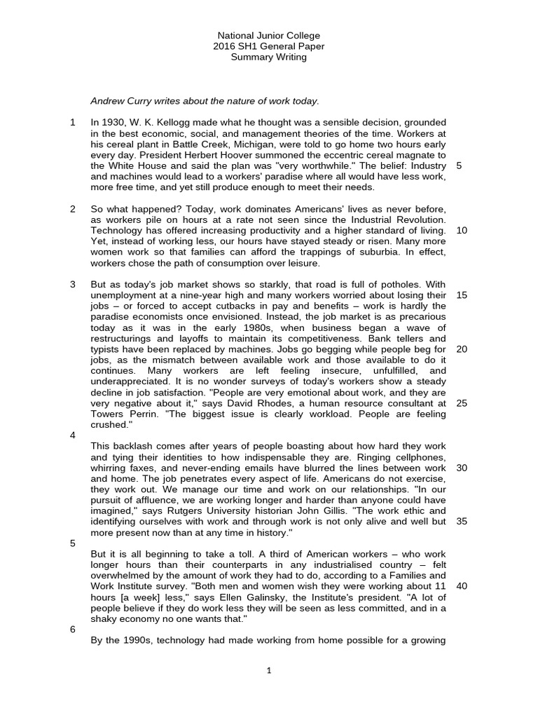 The Changing Nature of Work Today | PDF | Unemployment | Labour Economics