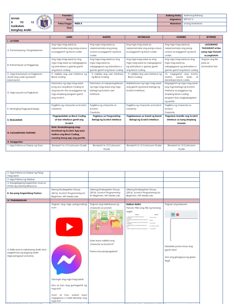 EPP-ICT 5-DLL-Q1-W8 | PDF