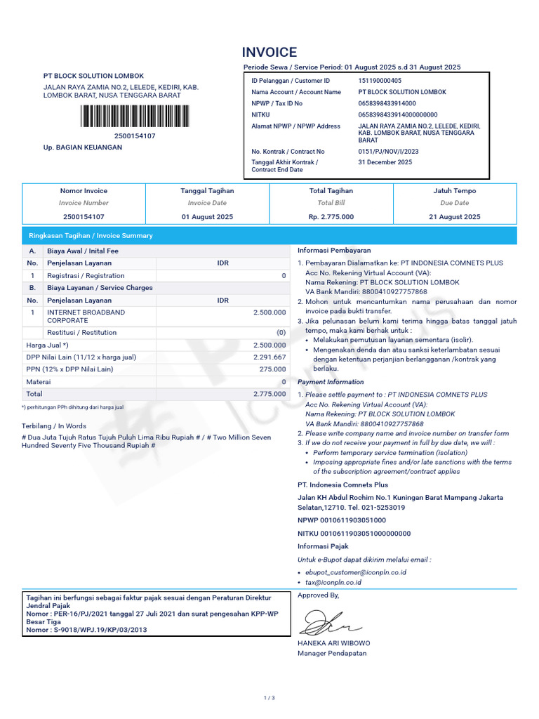 PT Block Solution Lombok | PDF