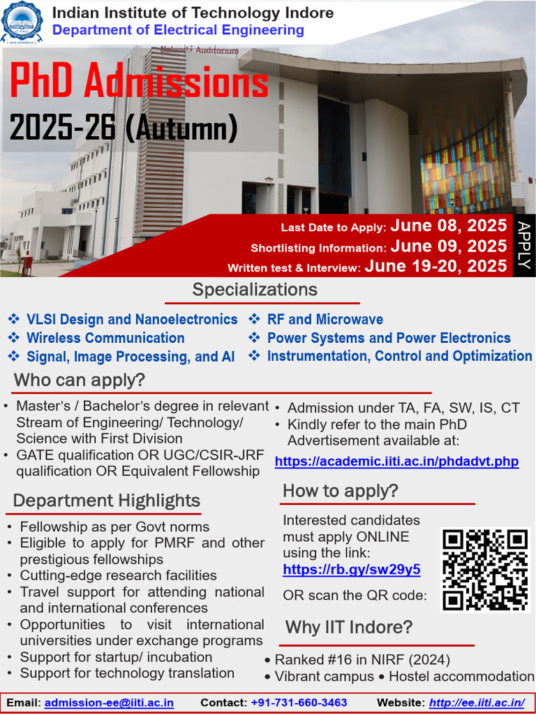 EE PHD Admission-Flyer | PDF