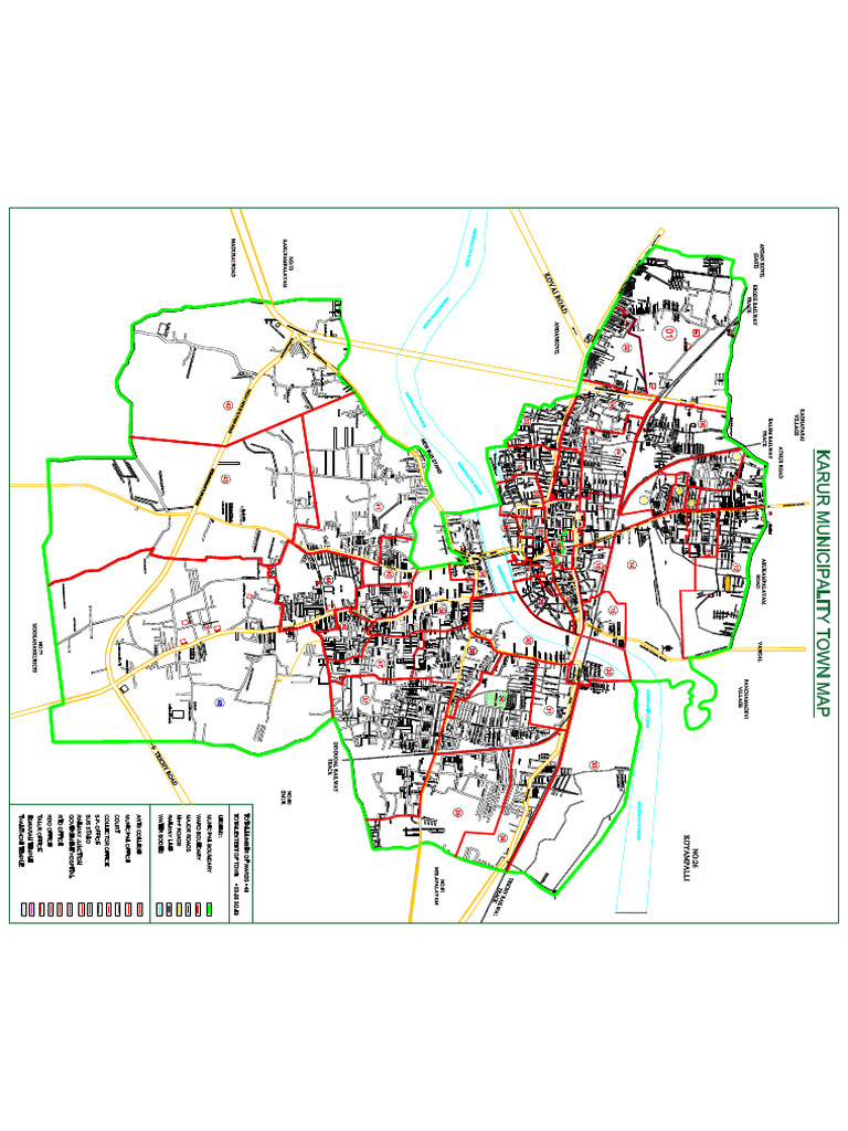 Karur Townmap | PDF