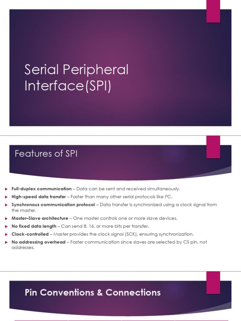 Serial Peripheral Interface (SPI) | PDF | Physical Layer Protocols | Computer Engineering