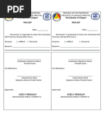 Pass Slip Template | PDF