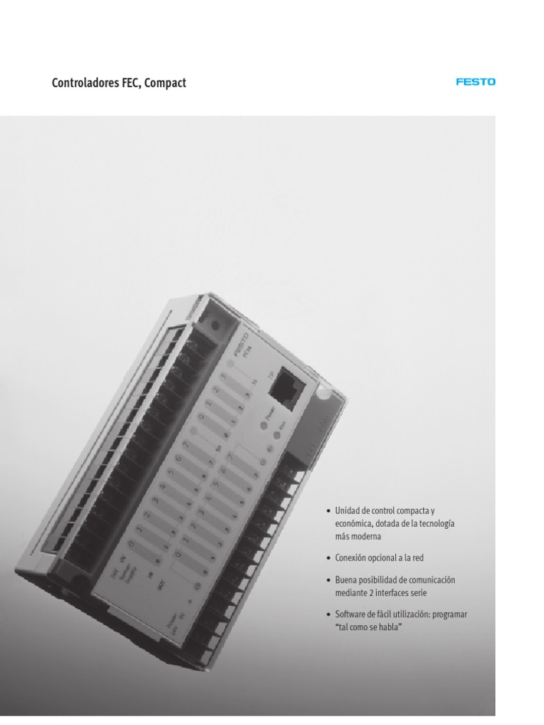 PLC Festo | PDF | Relé | Red de computadoras