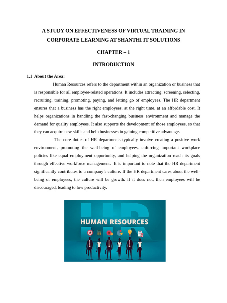 Dhanu Internship Project | PDF | Human Resources | Employment