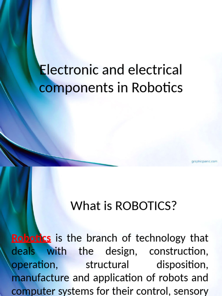 Electronic and Electrical Components in Robotics | PDF | Bipolar ...