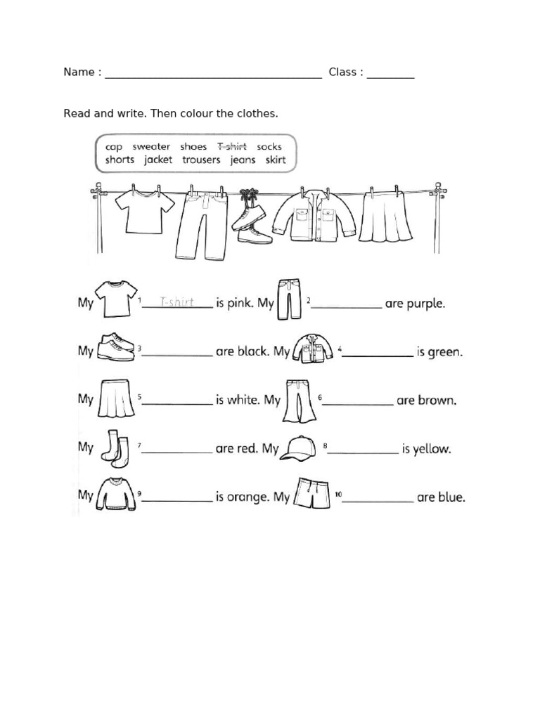 Worksheet Year 2 | PDF