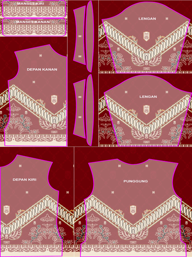 Desain Batik IMM Nasional | PDF