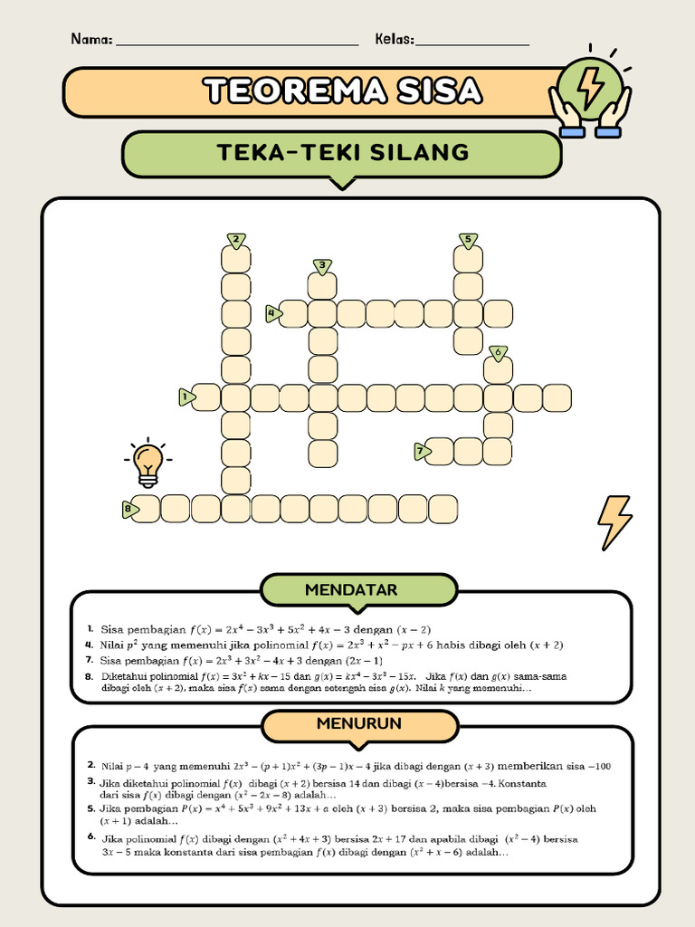 TTS Teorema Sisa | PDF
