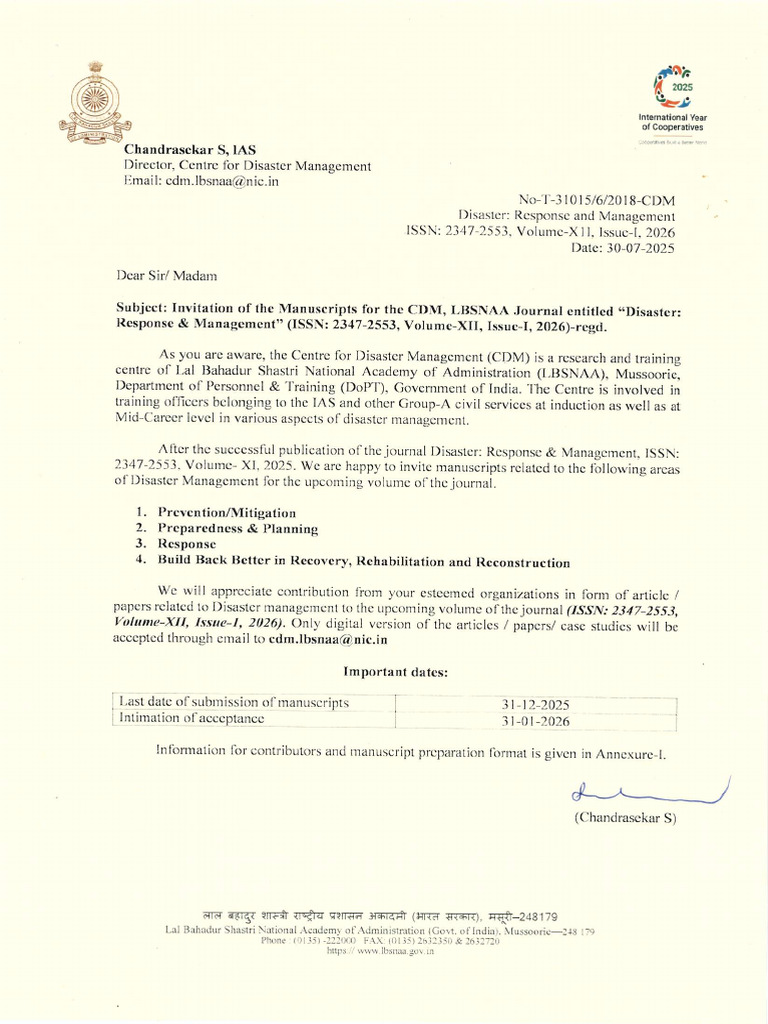 Invitation Letter-Journal | PDF