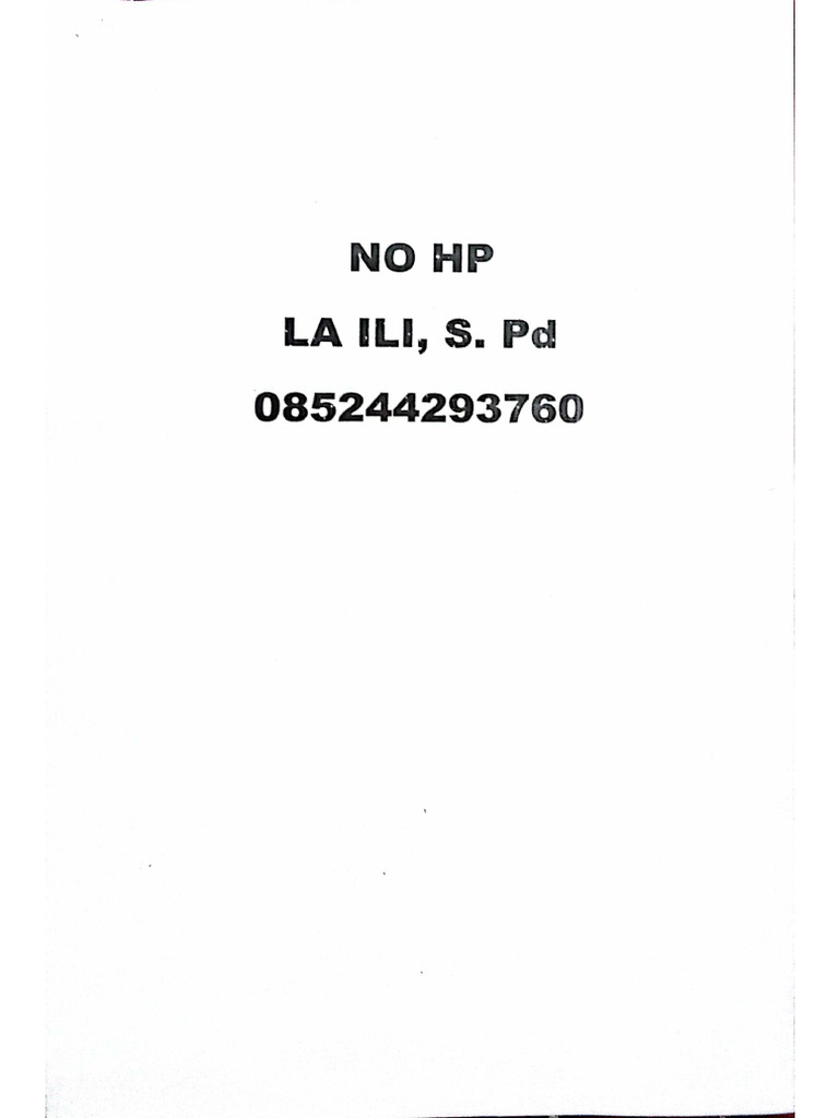 No HP La Ili | PDF