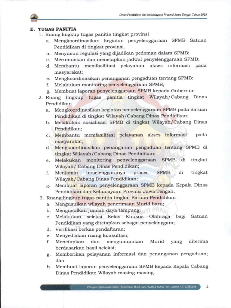 Petunjuk Operasional Penyelenggaraan SAMN 2024 | PDF