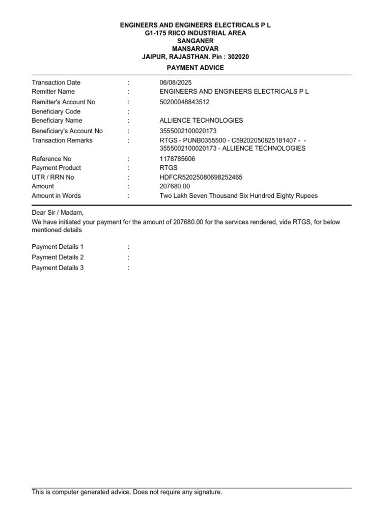 Allience Technologies | PDF