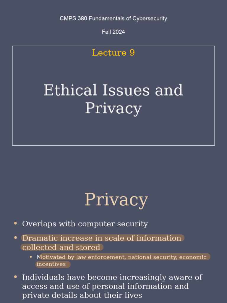 Ethical Issues in Data Privacy Management | PDF | Http Cookie | Privacy