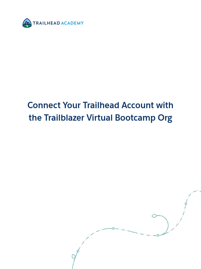 Connect Your Trailhead Account and Your Bootcamp Org | PDF | User ...
