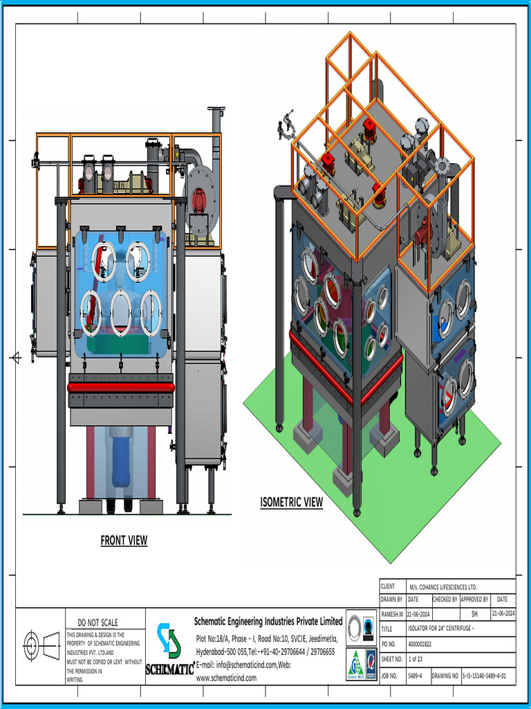 5489-4-Bending Drawing of Centrifuge Isolator - Cohance | PDF