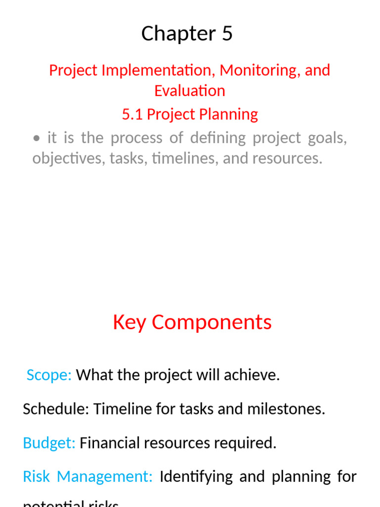 Chapter 5 Project Management | PDF | Project Management | Business