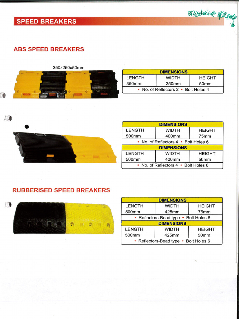 Speed Breakers | PDF
