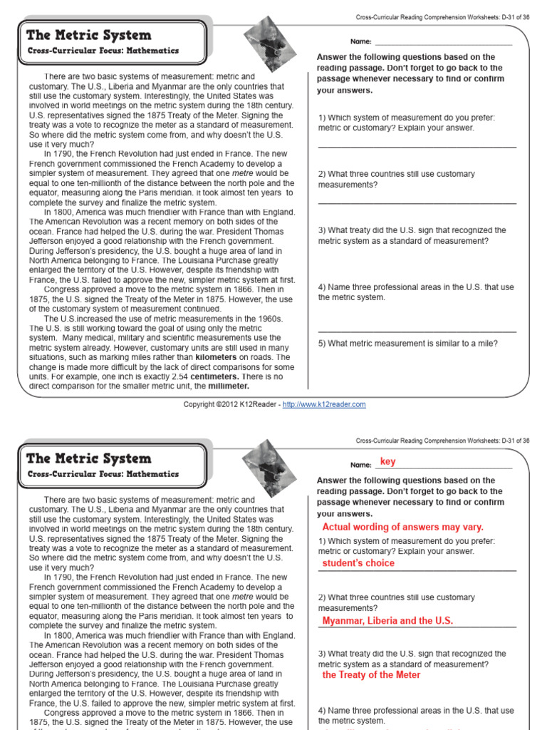 U.S. Measurement Systems: Metric vs. Customary | PDF | Measurement | Inch
