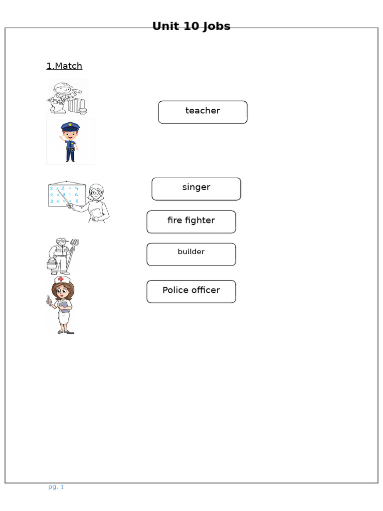 Unit 10: Jobs and Professions | PDF