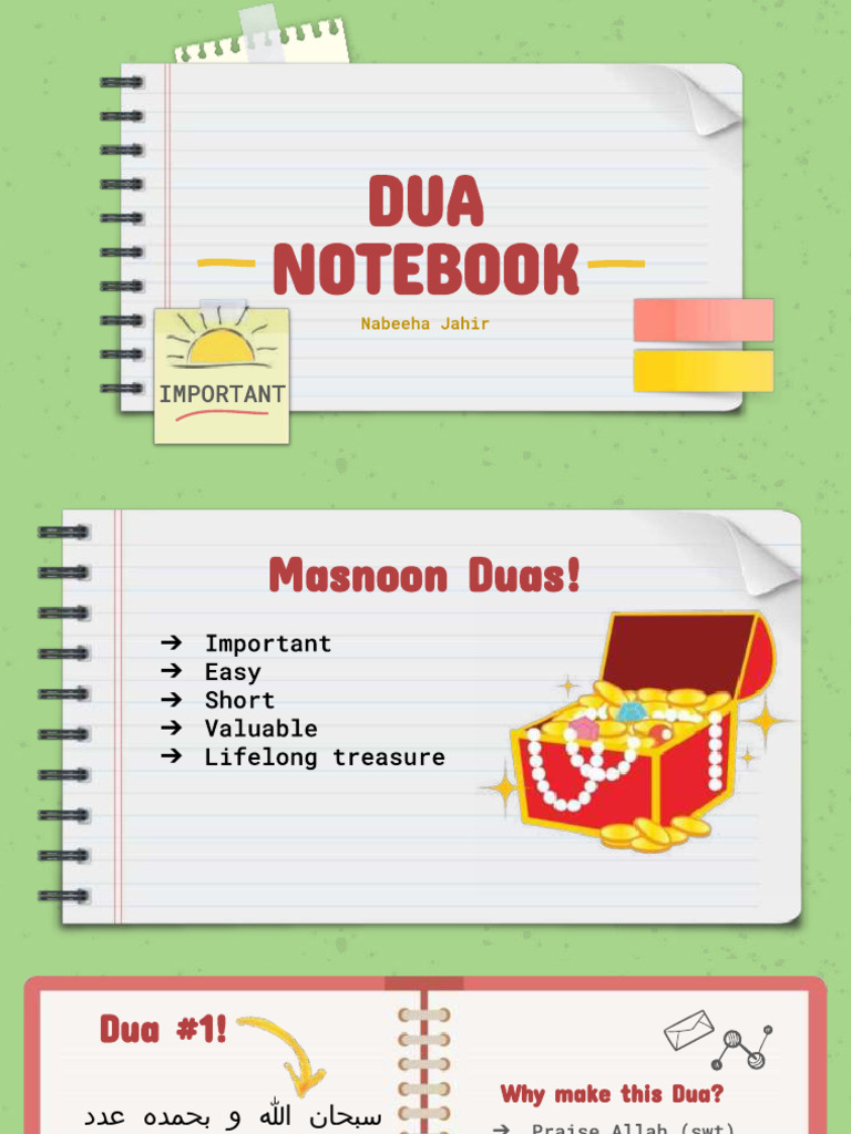 Dua Notebook | PDF | Theocracy | Sharia
