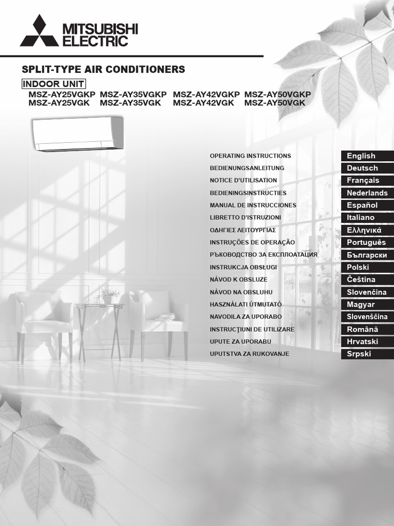 Manual Instrucciones Mszay25vgkp - Esp OK | PDF | Incendios | Agua