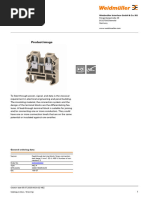Weidmüller WDU 10 SL/EN Data Sheet | PDF | Electrical Connector ...