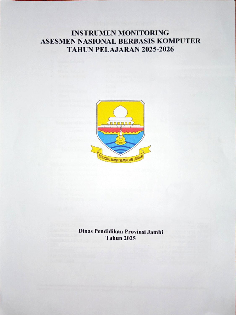Instrumen ANBK 2025 | PDF