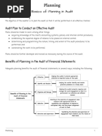 Audit Strategy vs. Audit Plan Explained | PDF | Audit | Internal Control