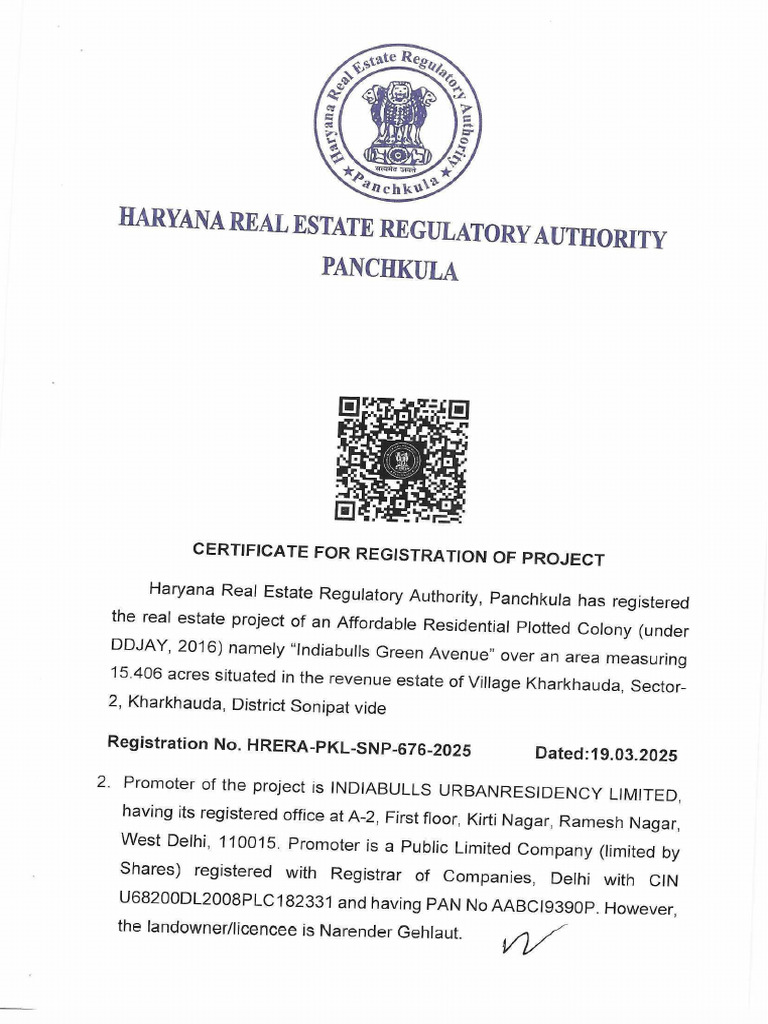 Rera Indiabulls | PDF