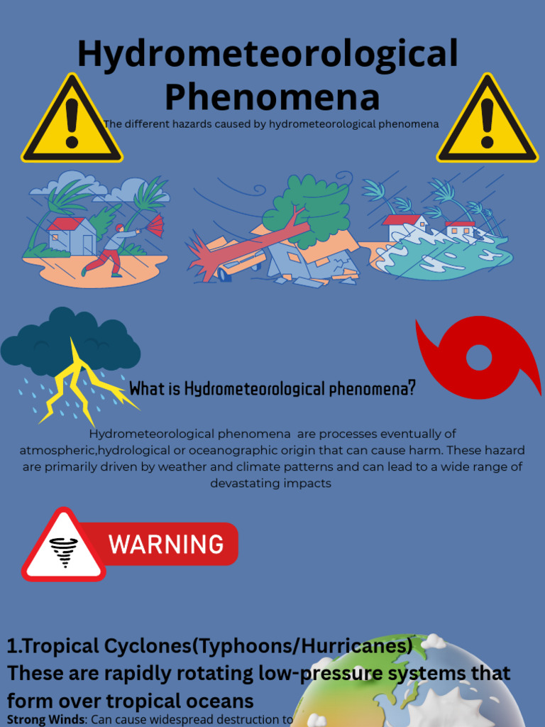 Hazards of Hydrometeorological Phenomena | PDF | Flood | Storms