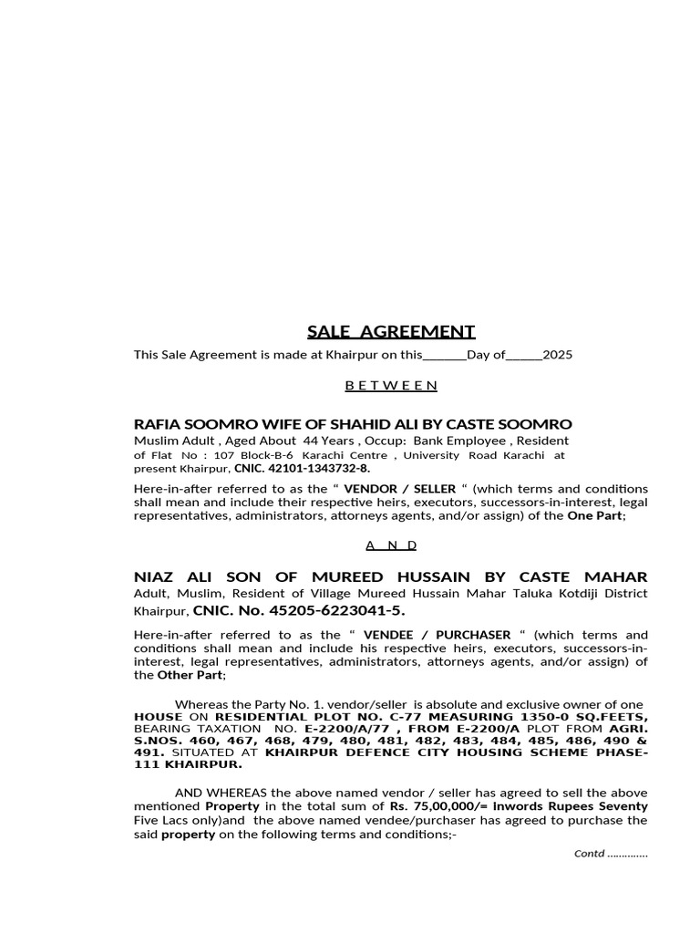 13-08-2024 Rafia Soomro To Niaz Ali PDF | PDF | Common Law | Private Law