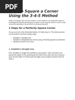 Builders Square Setting Out Method - 093522 | PDF