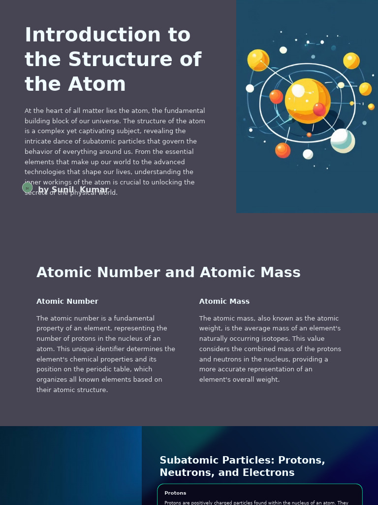 Understanding Atomic Stability and Structure | PDF | Atoms | Atomic Nucleus