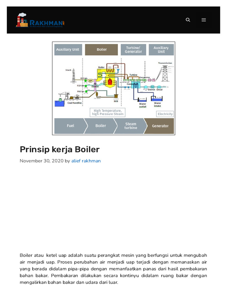 Prinsip Kerja Boiler | PDF