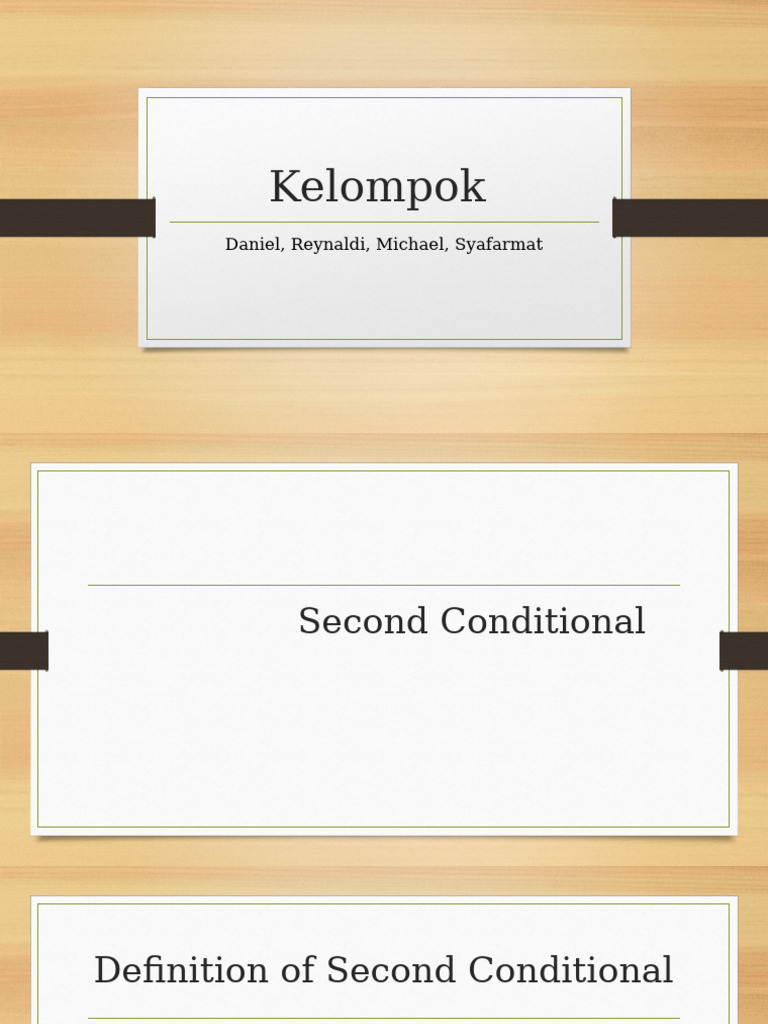 Understanding the Second Conditional | PDF