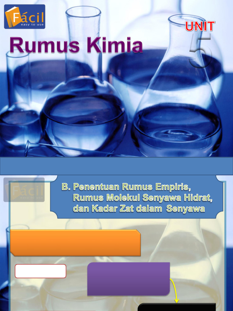 Rumus Empiris dan Molekul Senyawa Kimia | PDF