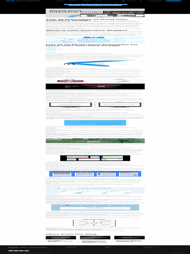 The 10 Principles of Good User Interface Design | PDF