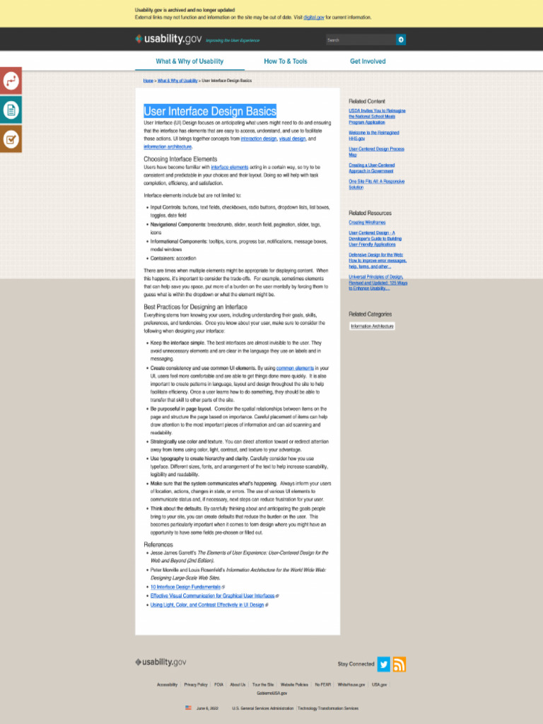 User Interface Design Basics | PDF