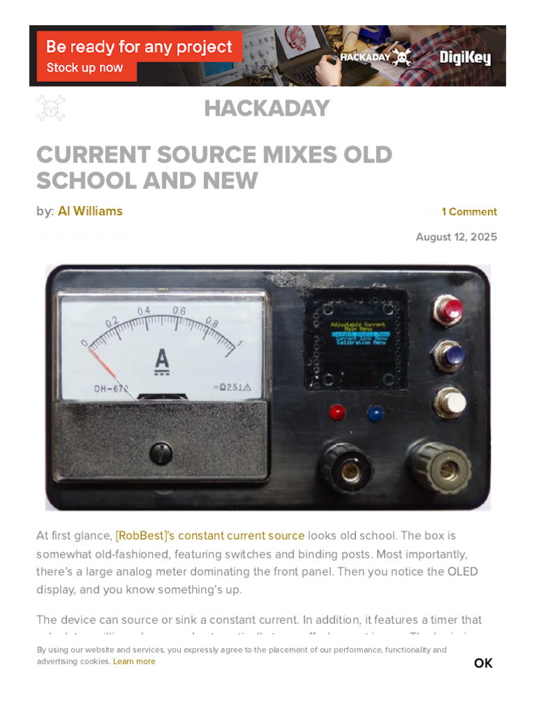 Modern Constant Current Source Design | PDF | Amplifier | Operational ...