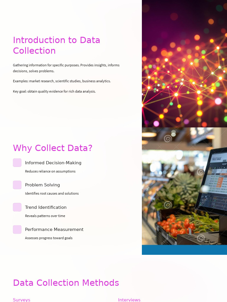 Introduction To Data Collection | PDF | Data | Analytics