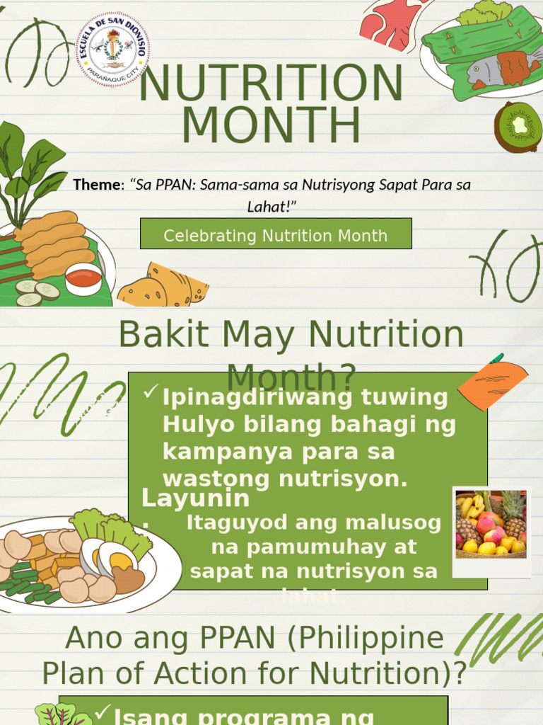 Nutrition Month 2026: Theme and Goals | PDF