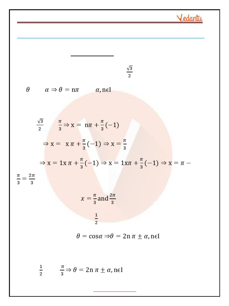 Trigonometric Equations Solutions for Class XI | PDF | Trigonometric ...