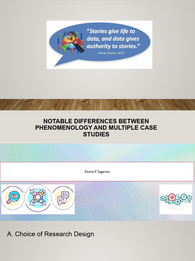 #Notable Differences Between Phenomenology and Multiple Case Studies | PDF